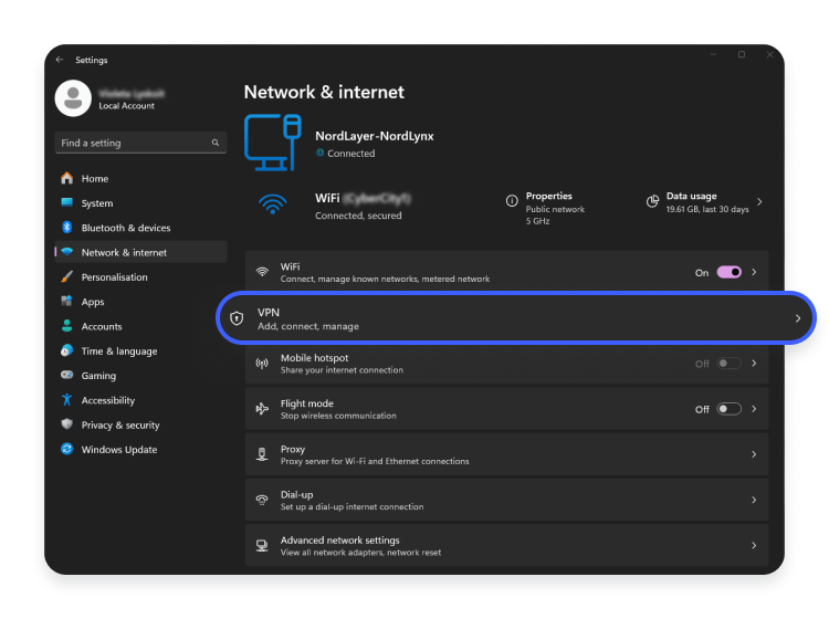 How to set up Windows’ built-in VPN client in easy steps | NordVPN
