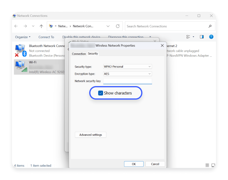 How to find a network security key [5 devices] | NordVPN